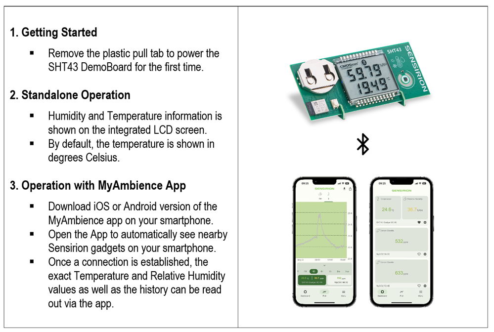 SHT43 DemoBoard - Sensirion | Mouser